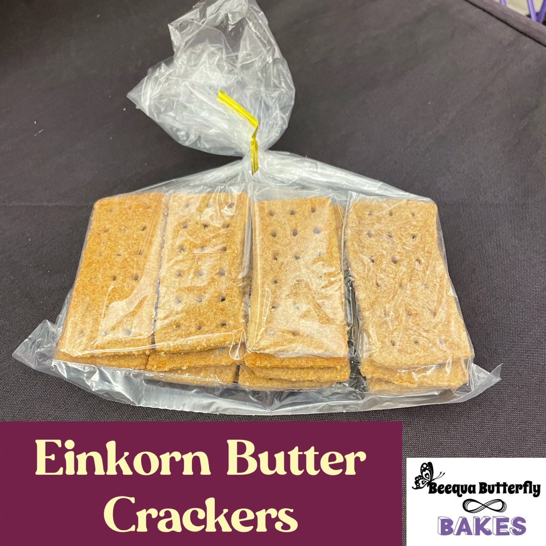 Einkorn Butter Crackers | Beequa Butterfly
